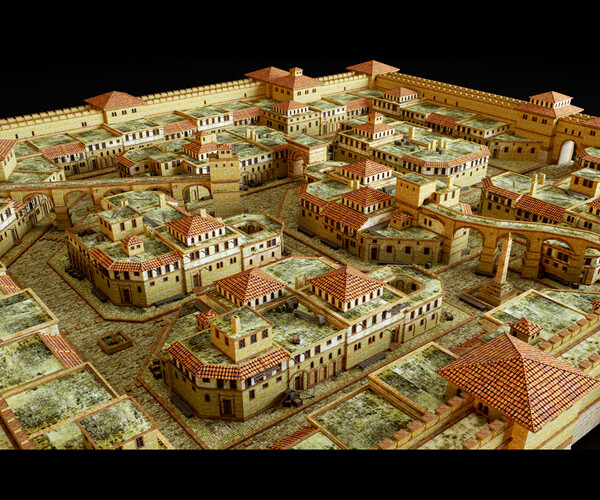 ArtStation - Italian City- 3d Model | Resources