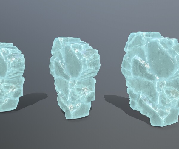 ArtStation - Ice Rock | Game Assets