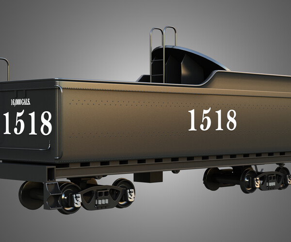 ArtStation - 1518 Locomotive Steam Wagon | Resources