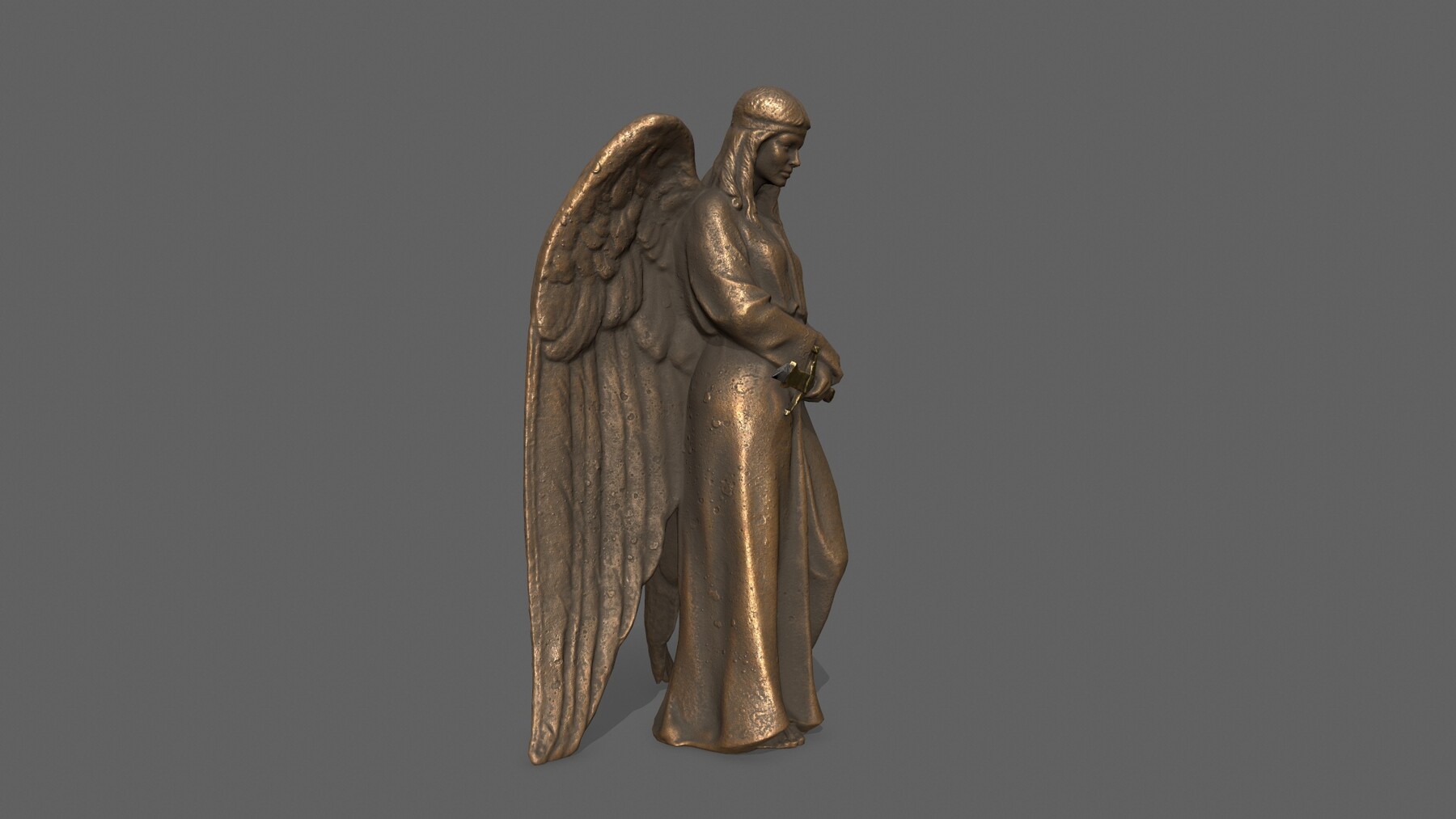 ArtStation - Angel Statue | Game Assets