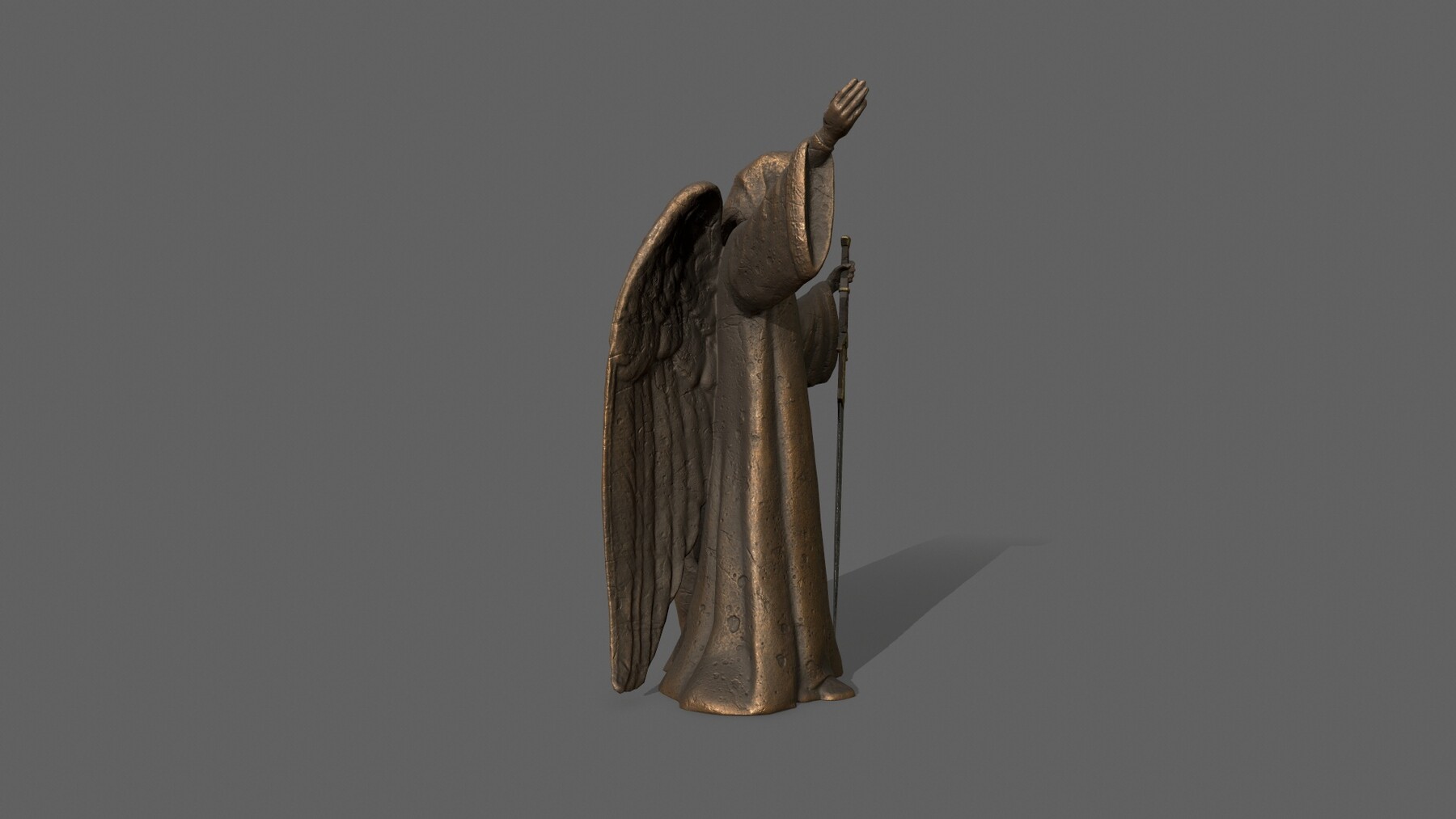 ArtStation - Angel Statue | Game Assets