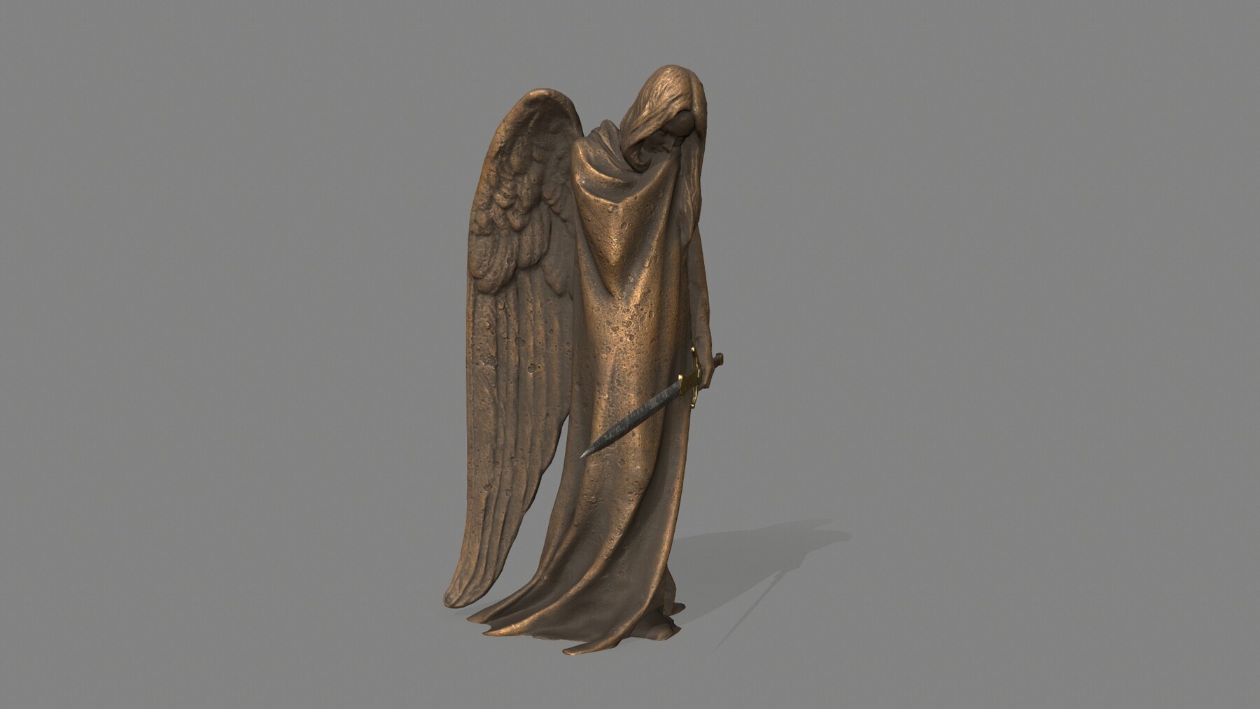 ArtStation - Angel Statue | Game Assets