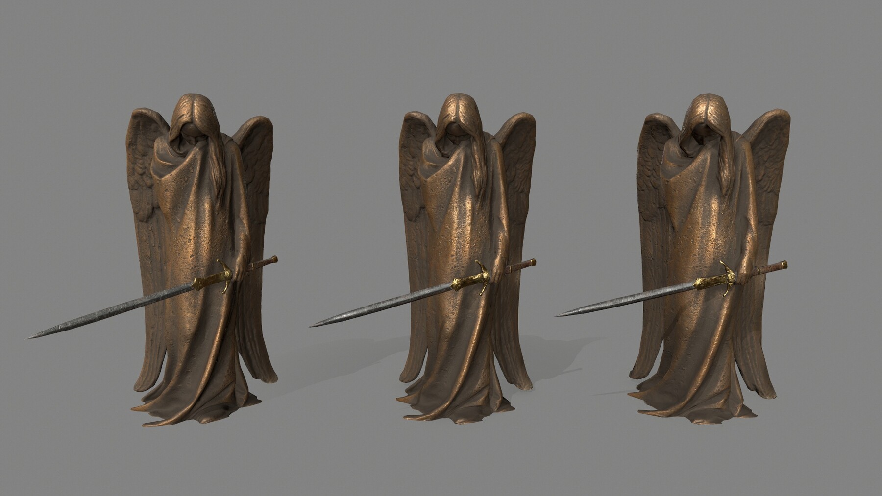 ArtStation - Angel Statue | Game Assets
