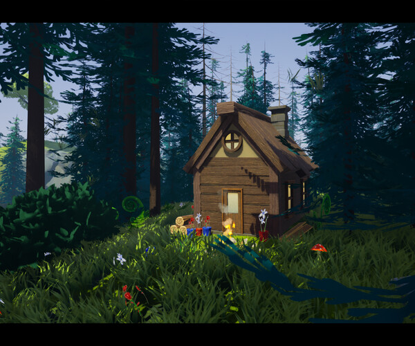 ArtStation - Stylized Forest Environment - UE5 | Game Assets