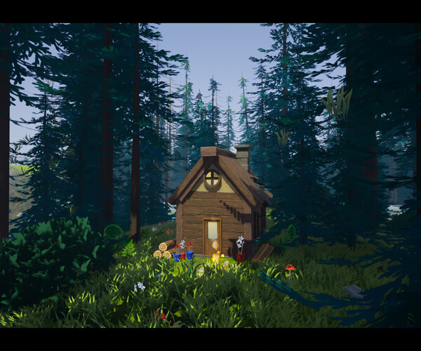 ArtStation - Stylized Forest Environment - UE5 | Game Assets