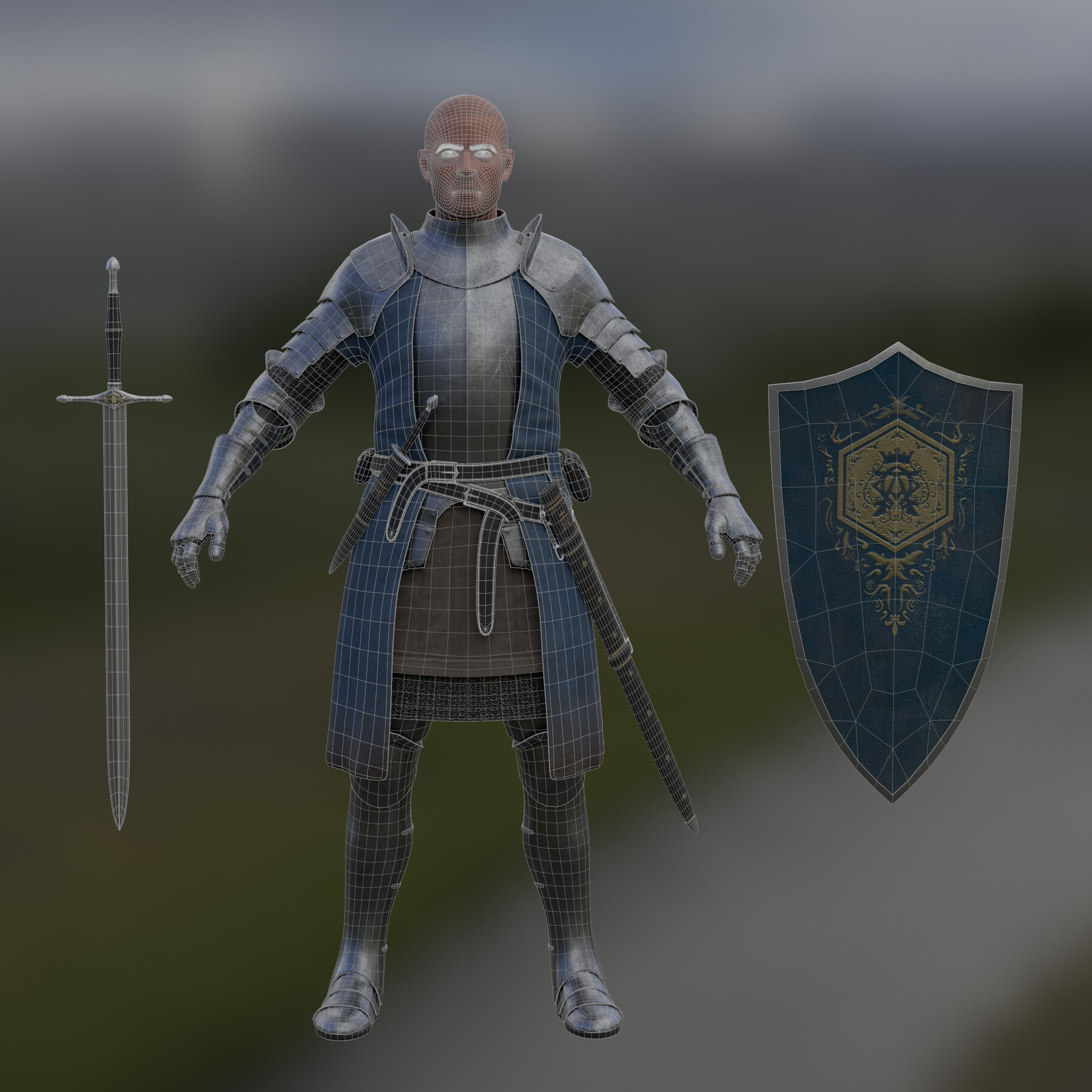 ArtStation - Medieval Knight | Game Assets