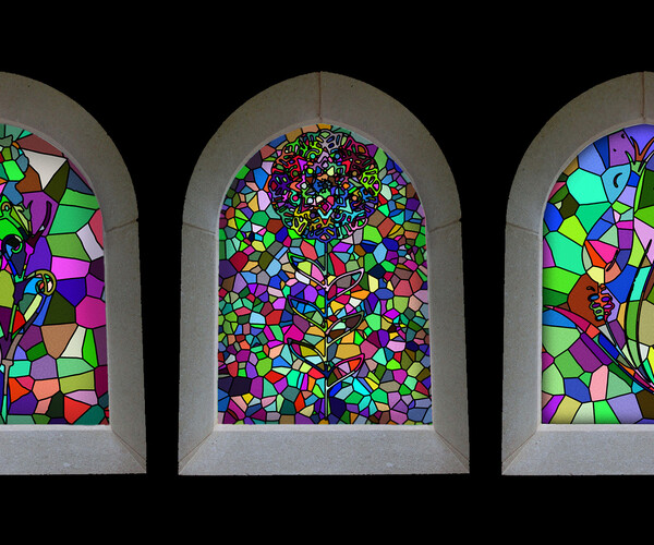 ArtStation - Stained GLass Material and Texture Pack / With Unreal ...