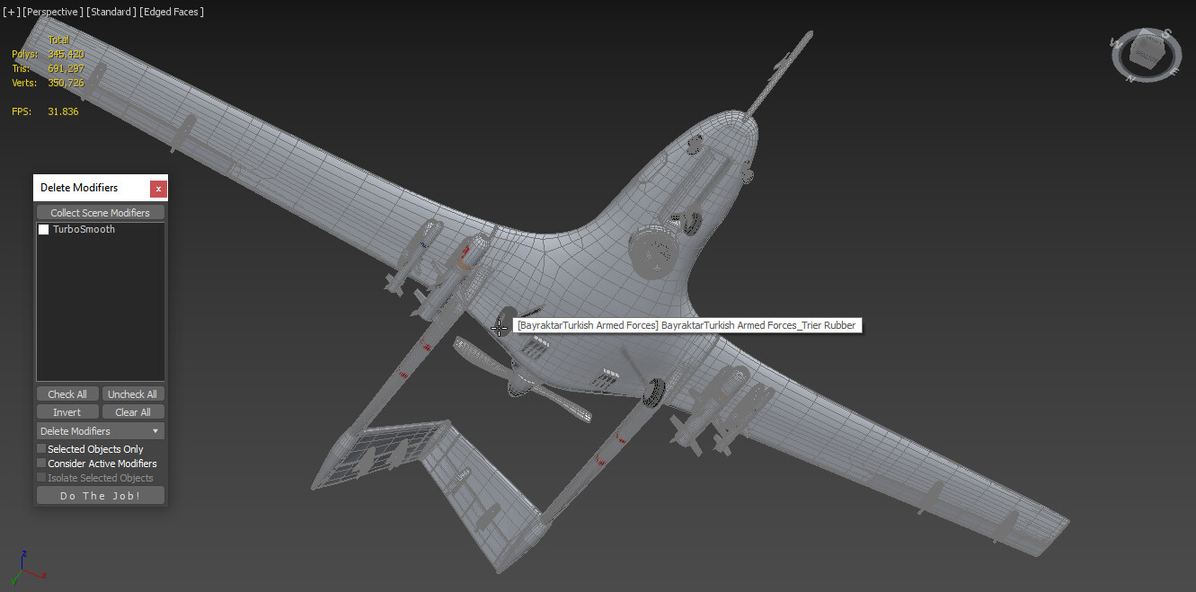 ArtStation - Bayraktar TB2 Turkish Armed Forces Drone | Resources