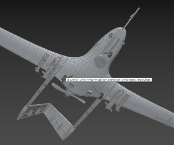 ArtStation - Bayraktar TB2 Turkish Armed Forces Drone | Resources
