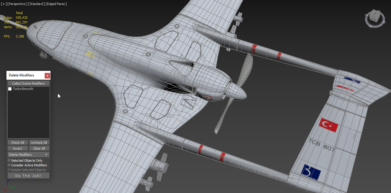 ArtStation - Bayraktar TB2 Turkish Armed Forces Drone | Resources