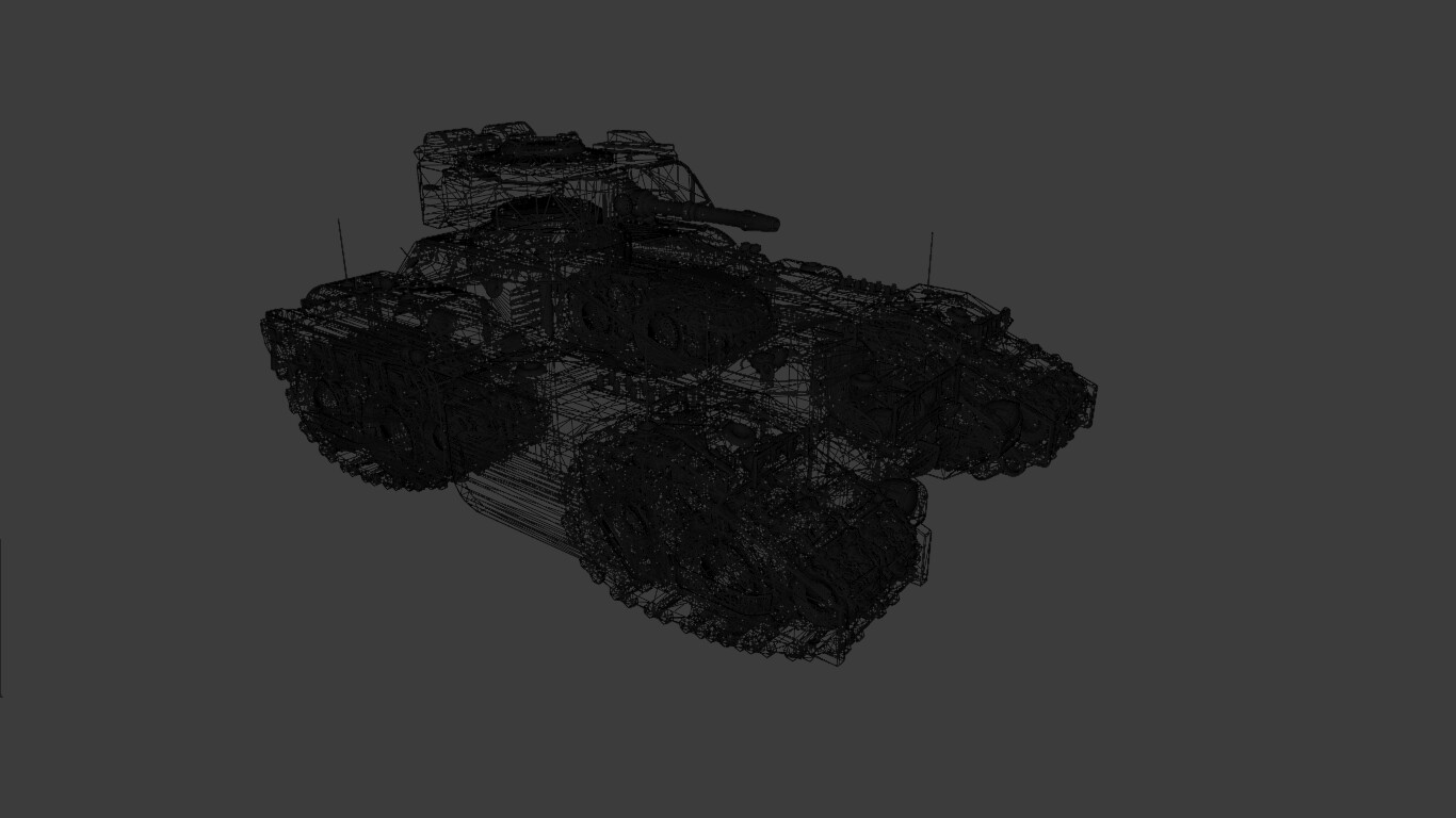 ArtStation - CYBER TANKER LOW POLY GAME READY | Game Assets