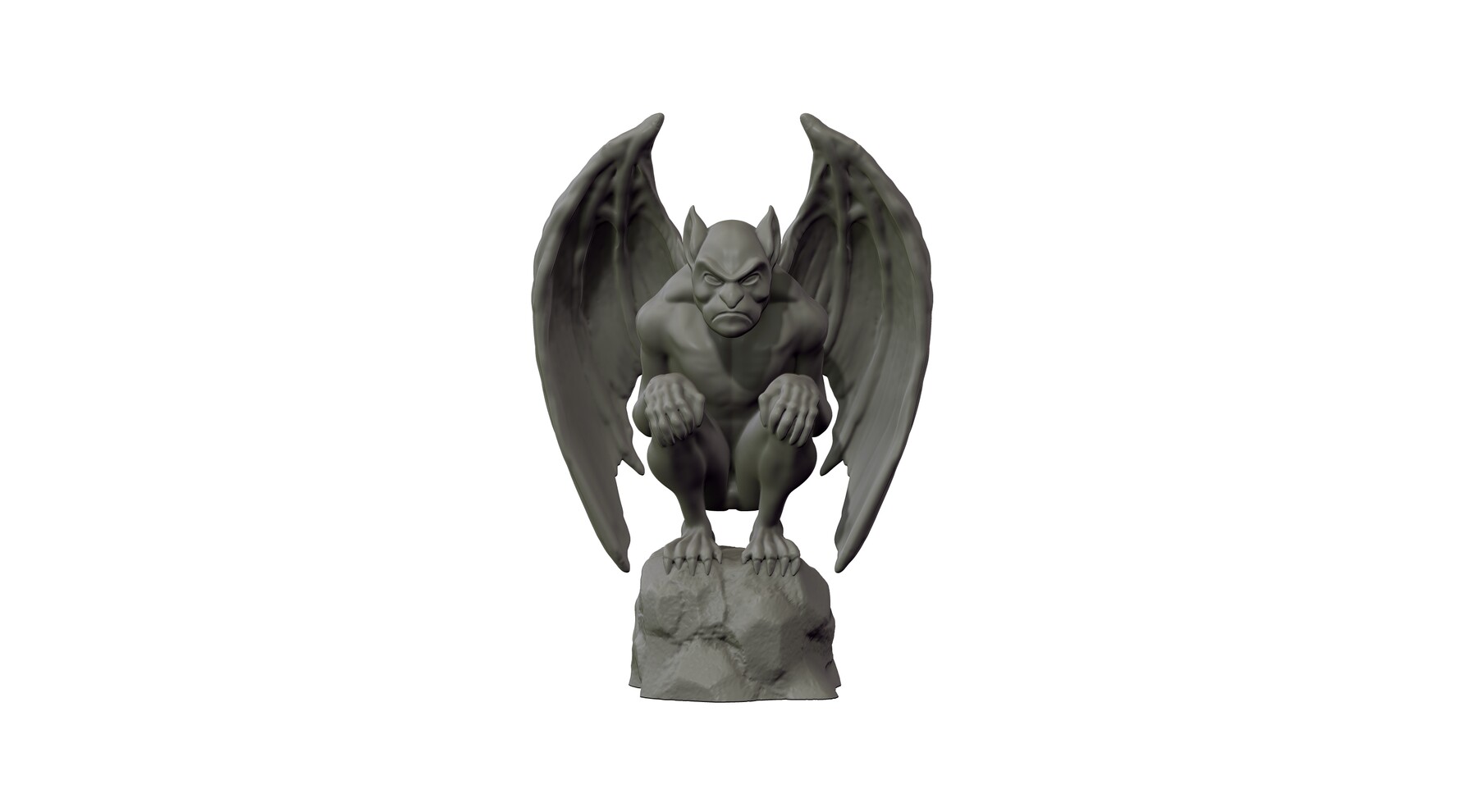 ArtStation - Gargoyle Statue 3D model 3D print model | Resources