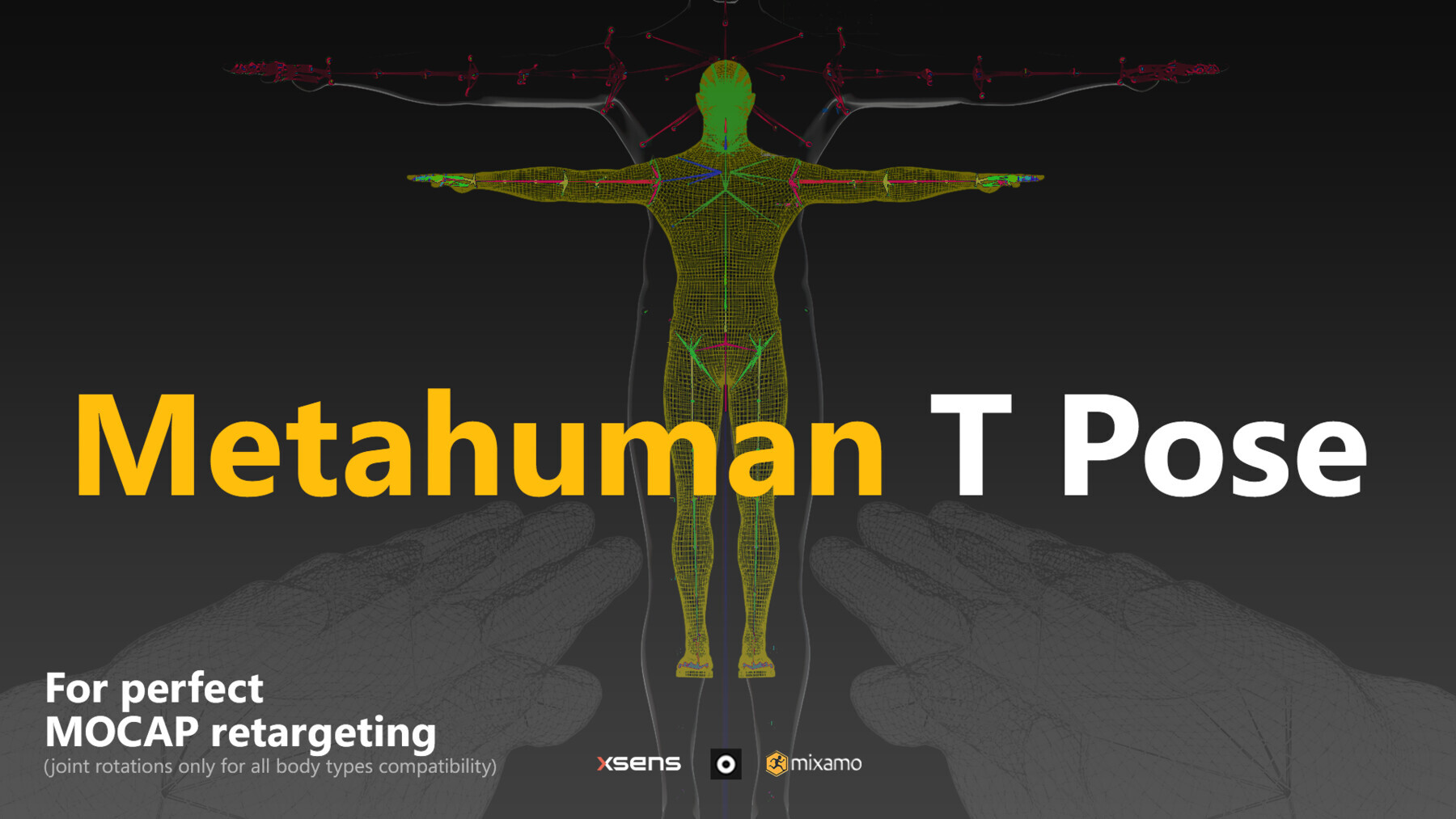 ArtStation - Metahuman T Pose Asset for perfect MOCAP Retargeting | Resources