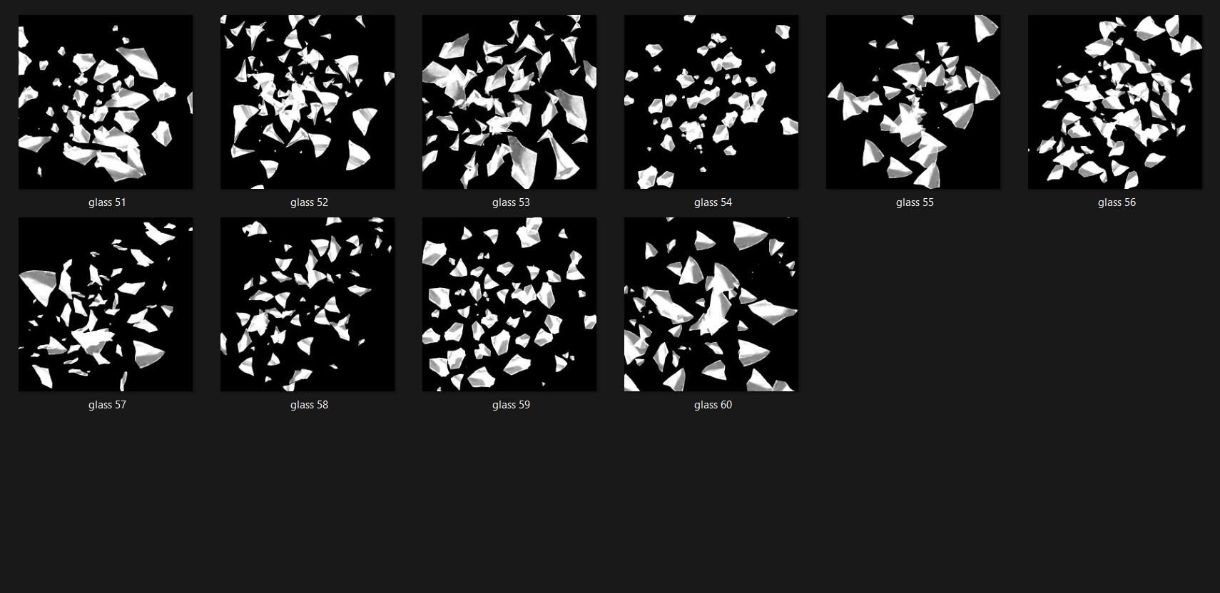 ArtStation - Broken Glass 300 Alpha Patterns 2K Size Full Pack | Brushes