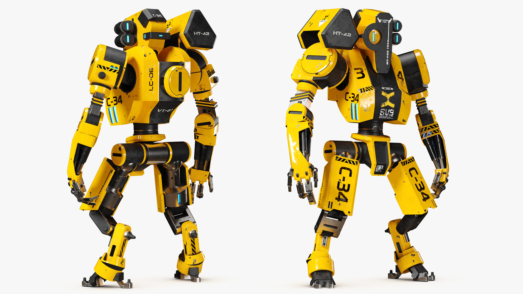 ArtStation - Worker Robot | Game Assets
