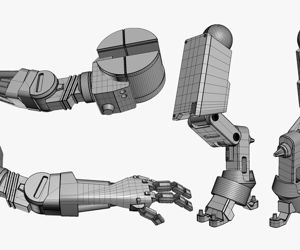 ArtStation - Worker Robot | Game Assets
