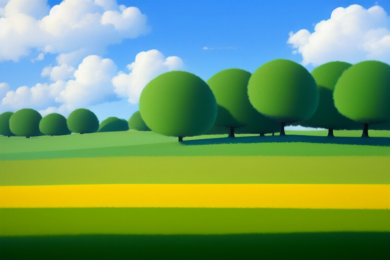 ArtStation - Illustration of Cloud and Tree | Artworks