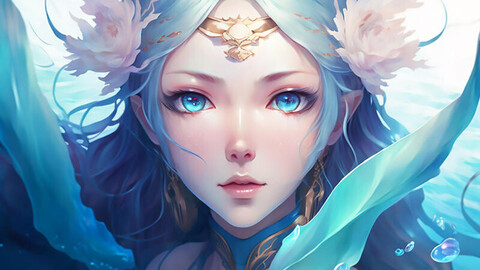 ArtStation - (11) Goddess of the water | Artworks