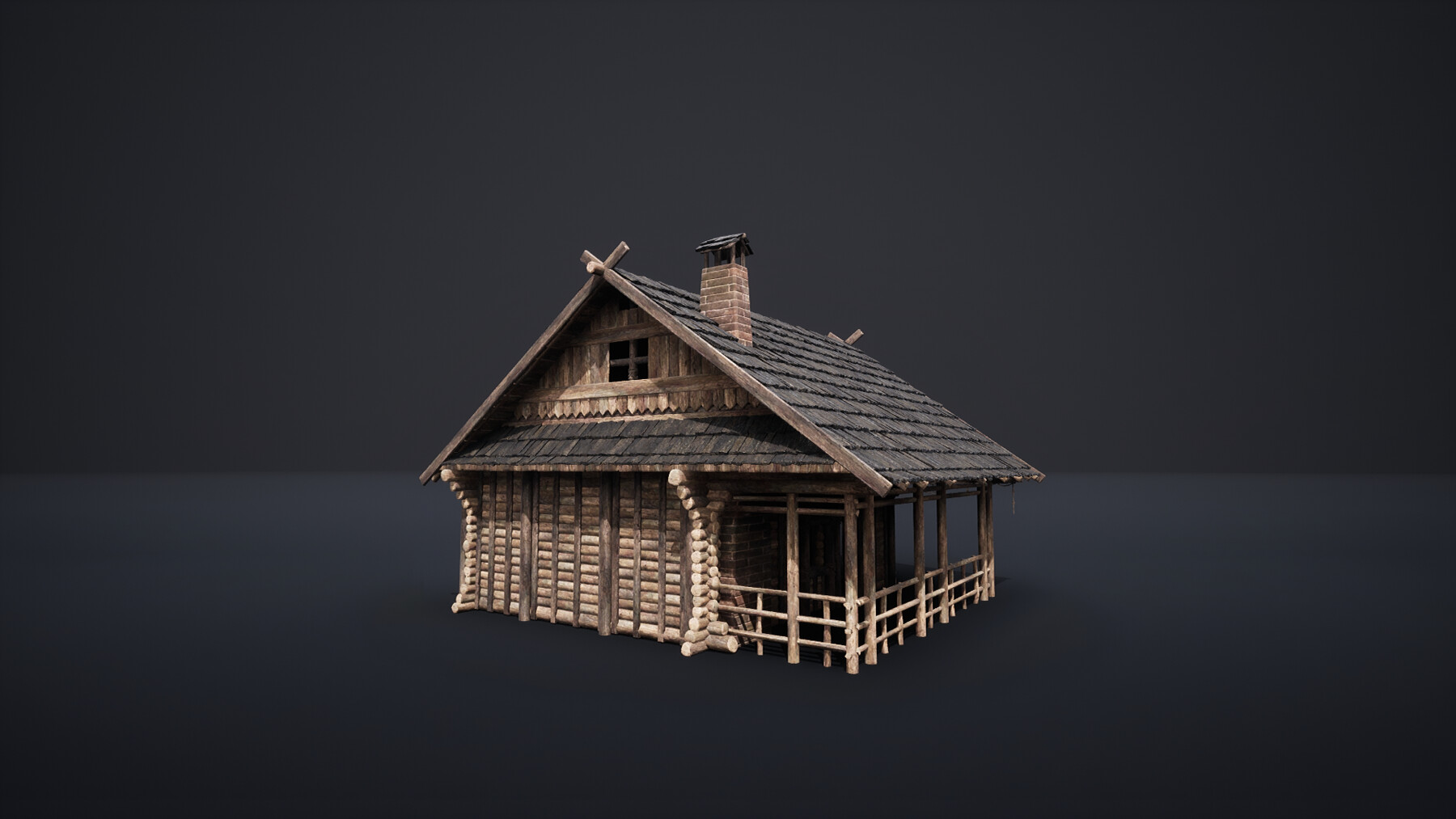 ArtStation - MEDIEVAL SLAVIC HOUSE COTTAGE CABIN HUT VILLAGE HUNTER AAA ...