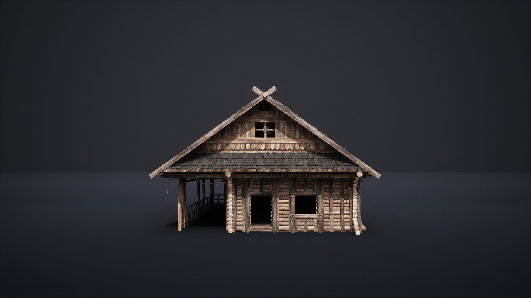 ArtStation - MEDIEVAL SLAVIC HOUSE COTTAGE CABIN HUT VILLAGE HUNTER AAA ...