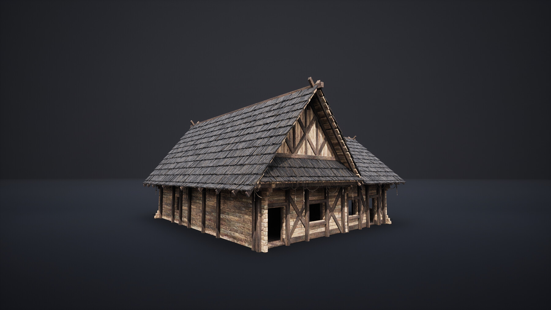 ArtStation - MEDIEVAL SLAVIC HOUSE CABIN COTTAGE HUT VILLAGE FARM AAA NEXTGEN | Game Assets