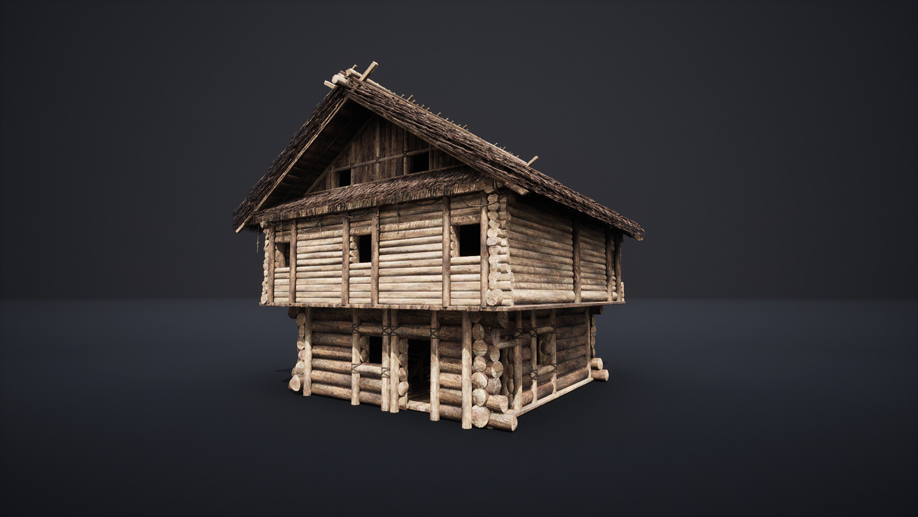 ArtStation - MEDIEVAL SLAVIC HOUSE COTTAGE CABIN HUT HUNTER AAA NEXTGEN ...