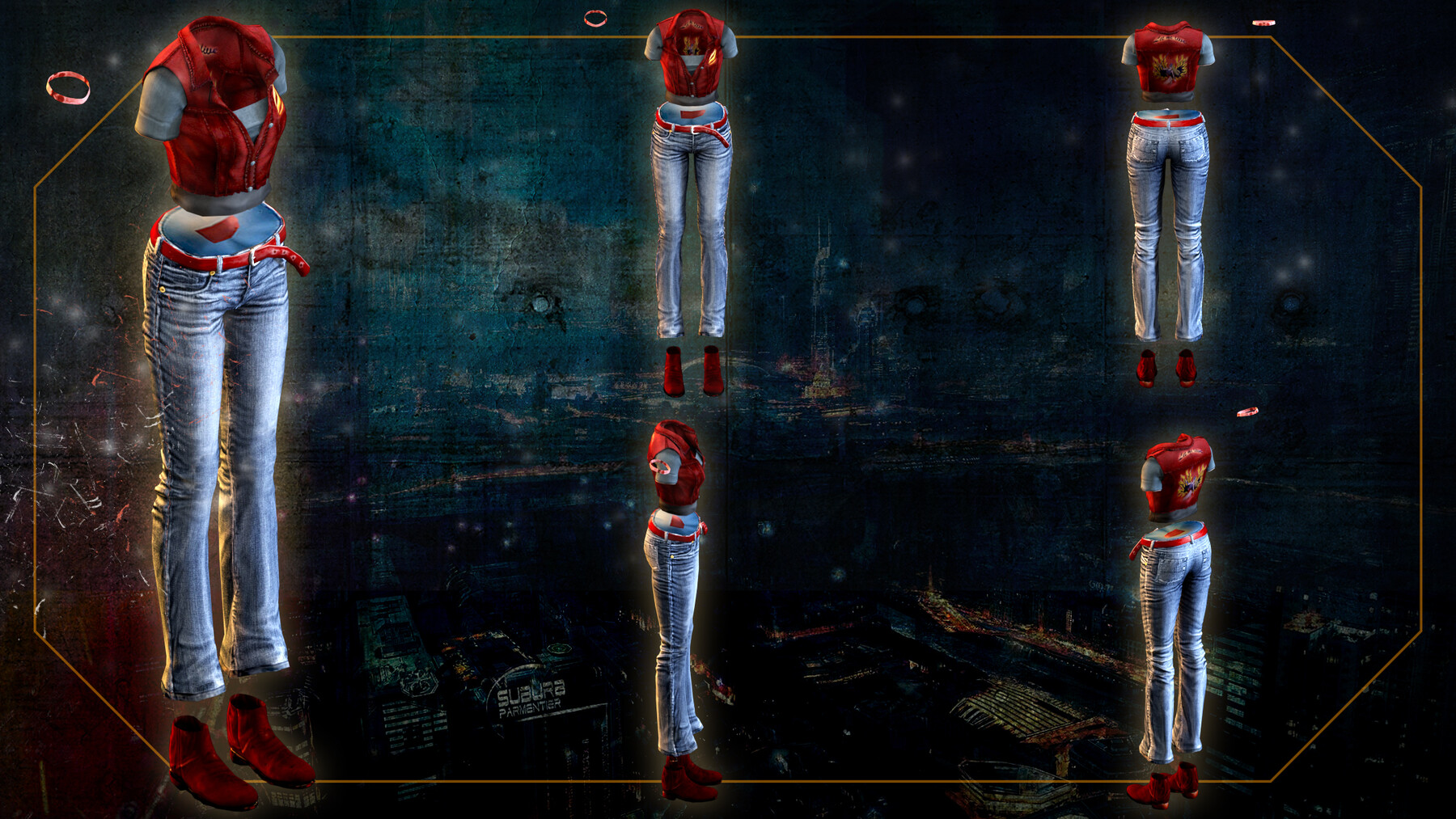 ArtStation - 15 Female Outfits_ 3d models | Resources