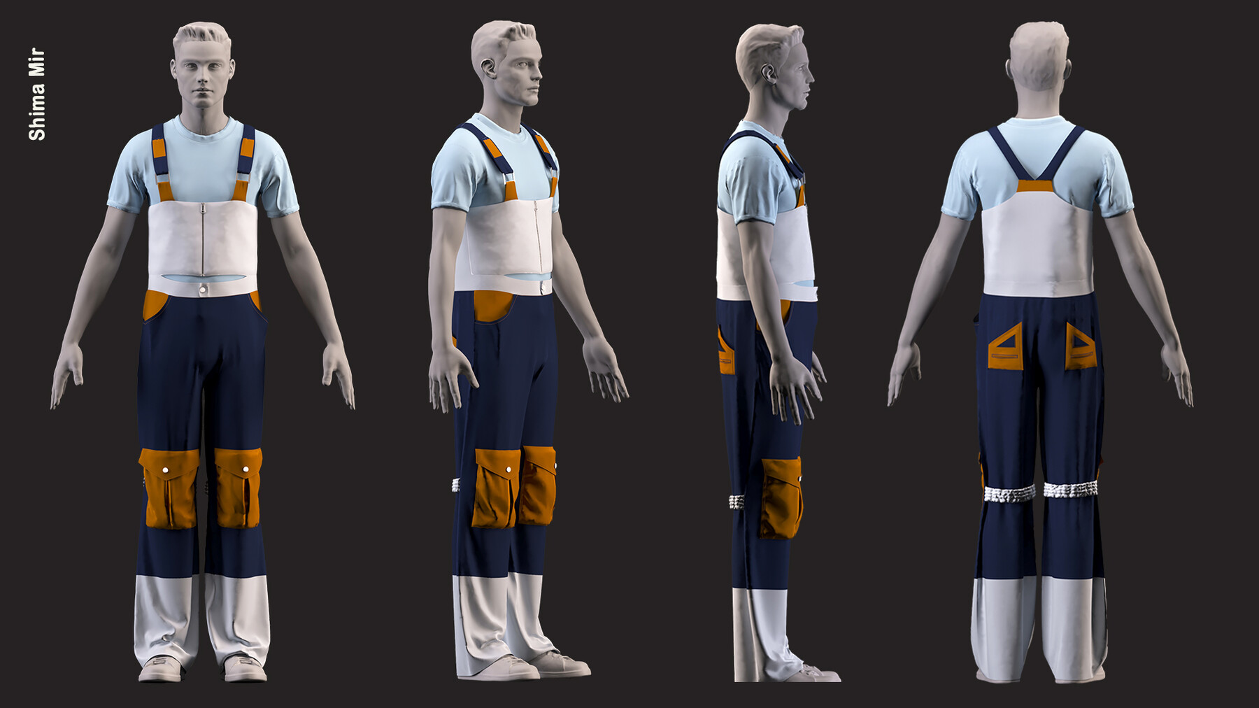 ArtStation - Ski clothing (ZPRJ , FBX , OBJ , MTL , MAX , TEXTURES ...