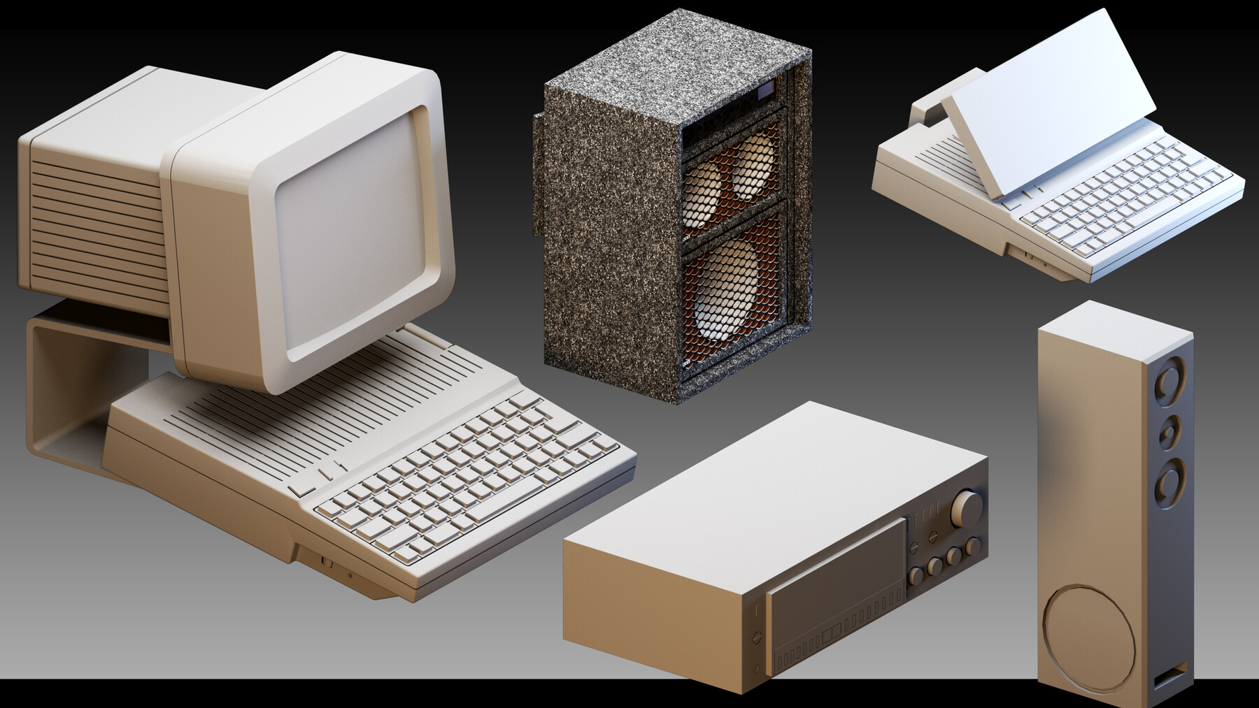 ArtStation - 54 Old Devices- High detail 3d models | Resources