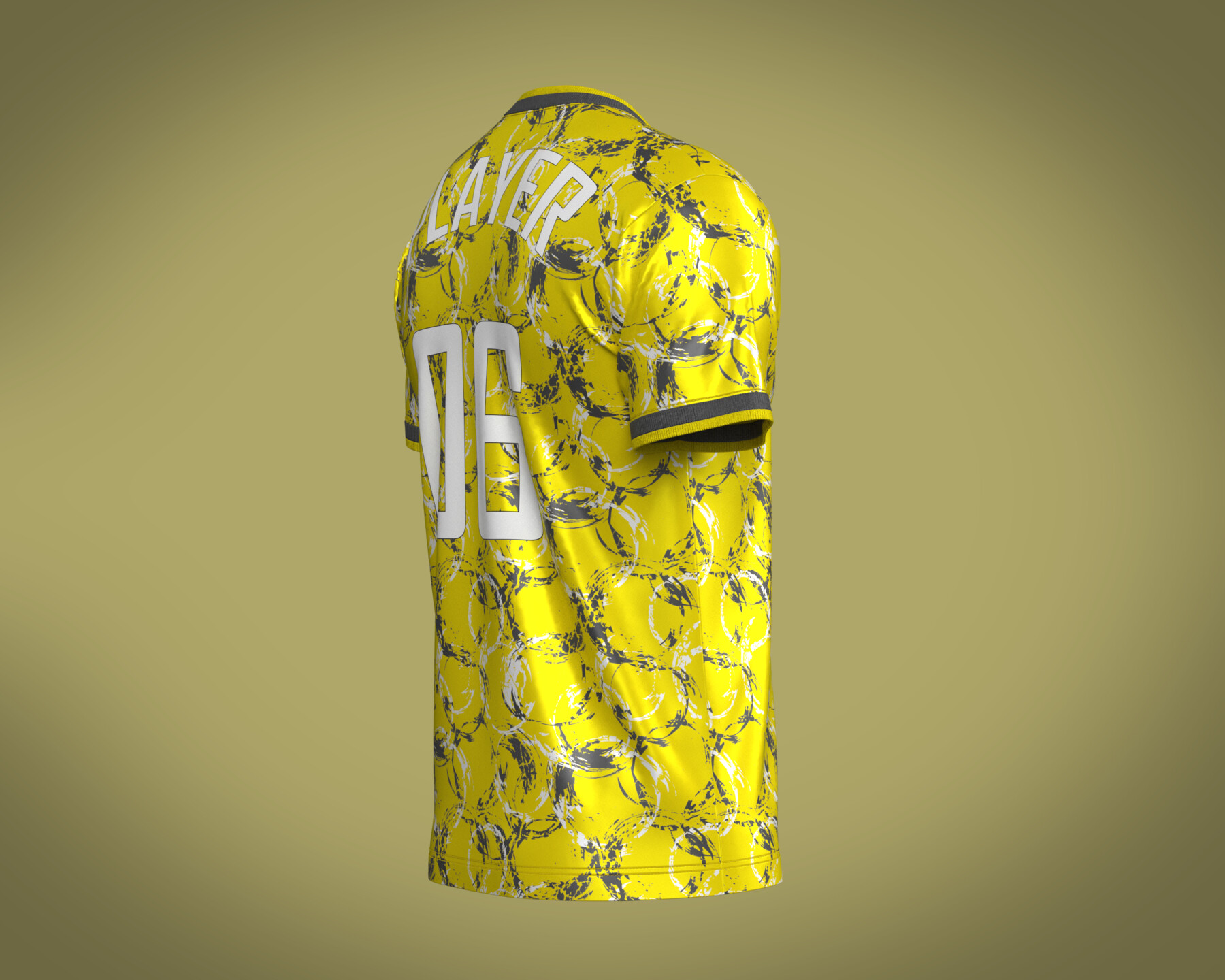 ArtStation - Soccer Yellow jersey Player-06 | Resources