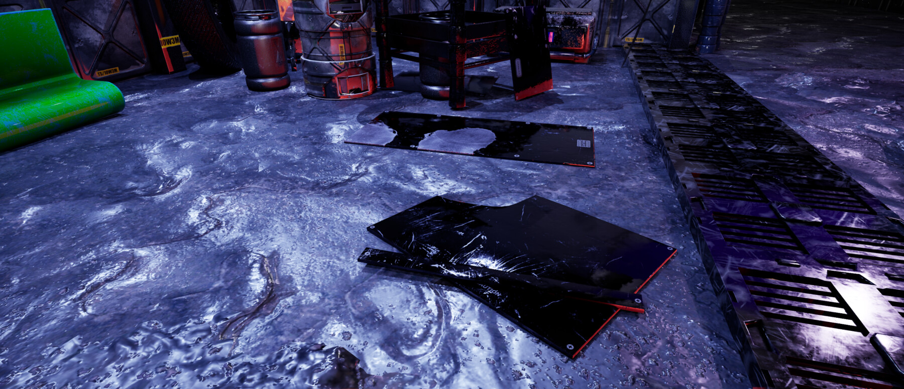 ArtStation - Cyber level building assets | Game Assets