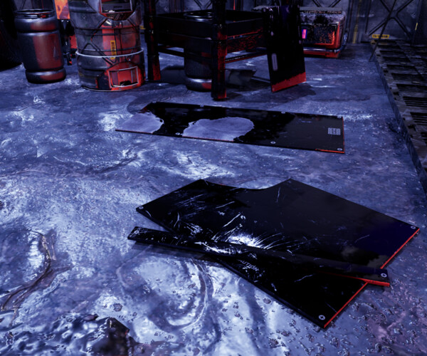 ArtStation - Cyber level building assets | Game Assets