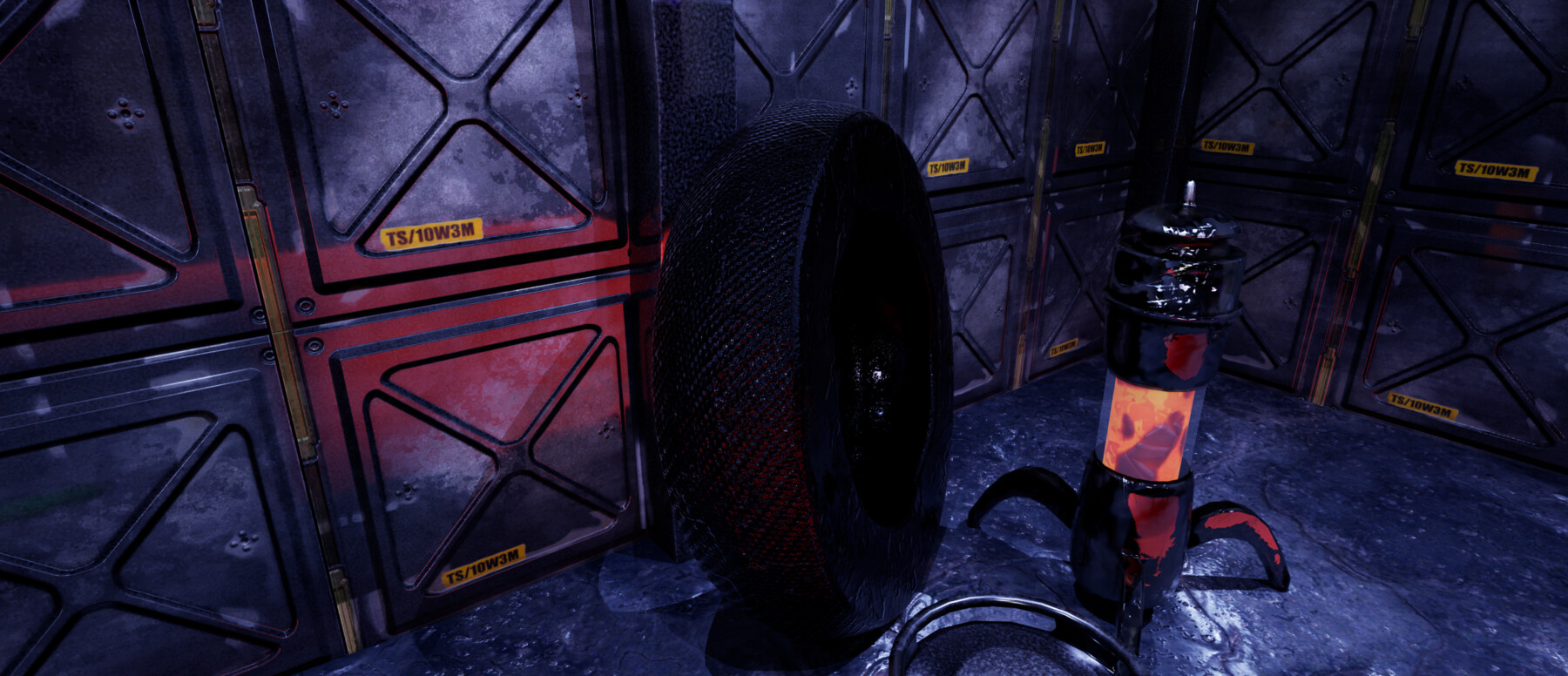 ArtStation - Cyber level building assets | Game Assets