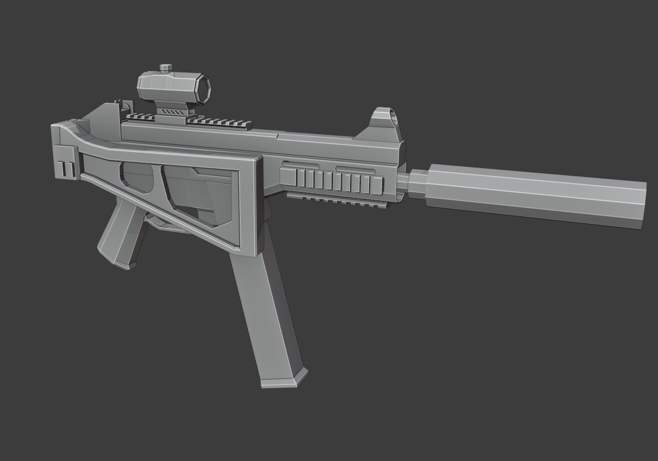 ArtStation - UMP-45 Low Poly | Game Assets