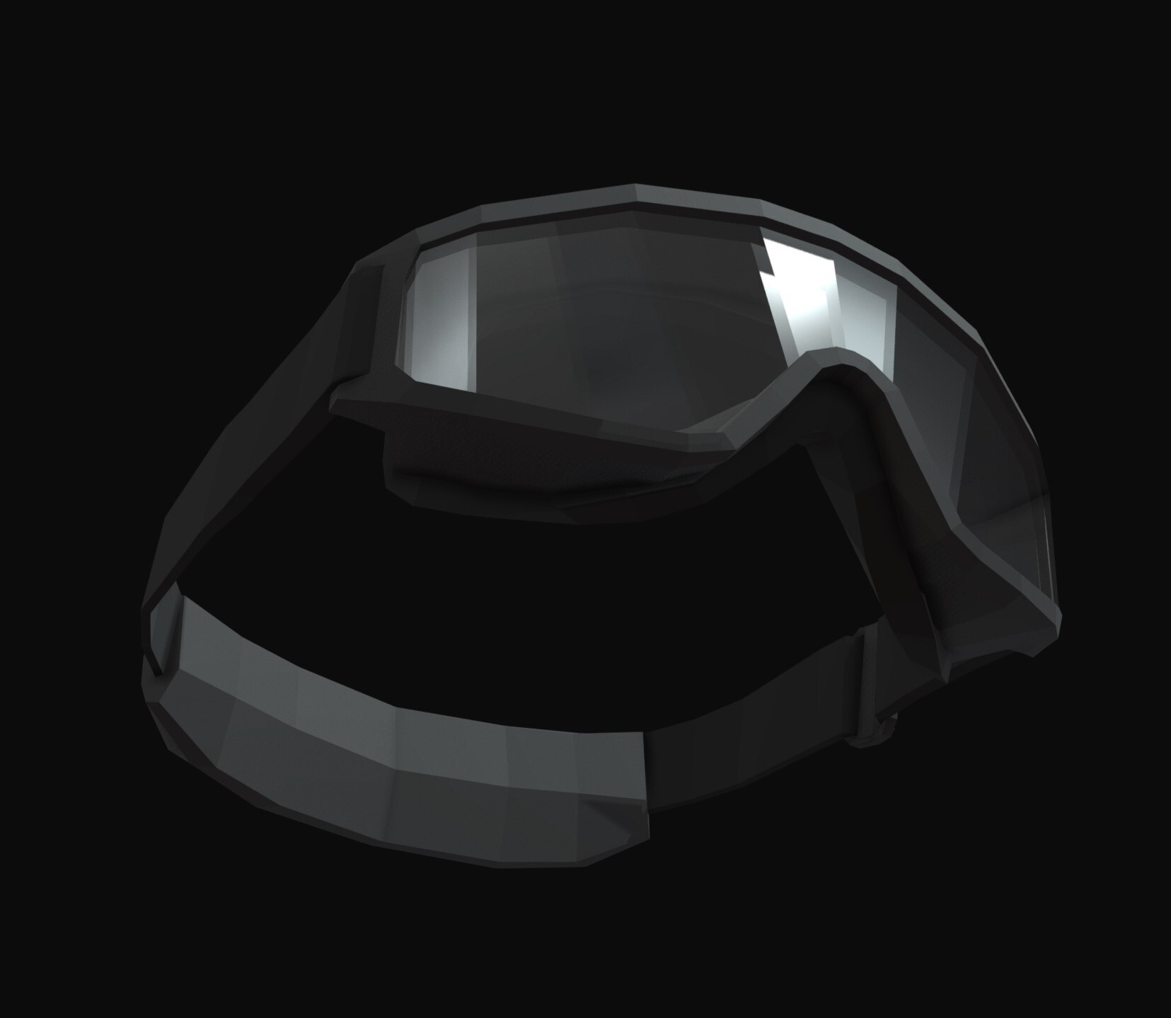 ArtStation - Tactical Goggles Low Poly | Game Assets