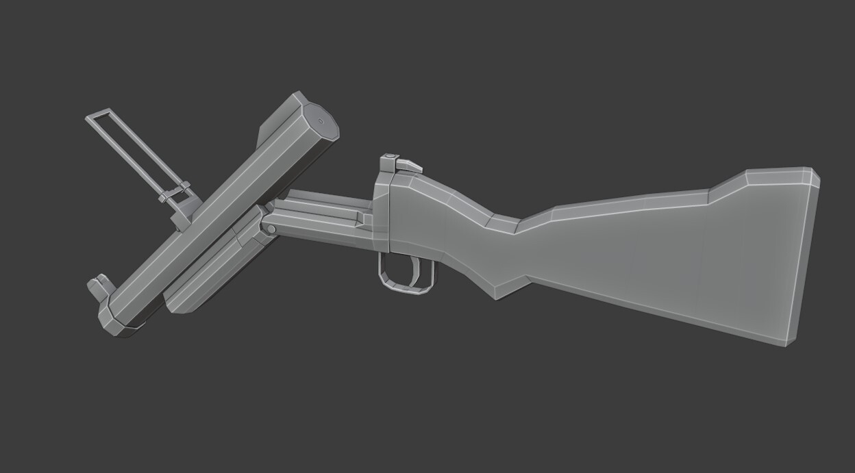 ArtStation - M79 Grenade Launcher Low Poly | Game Assets