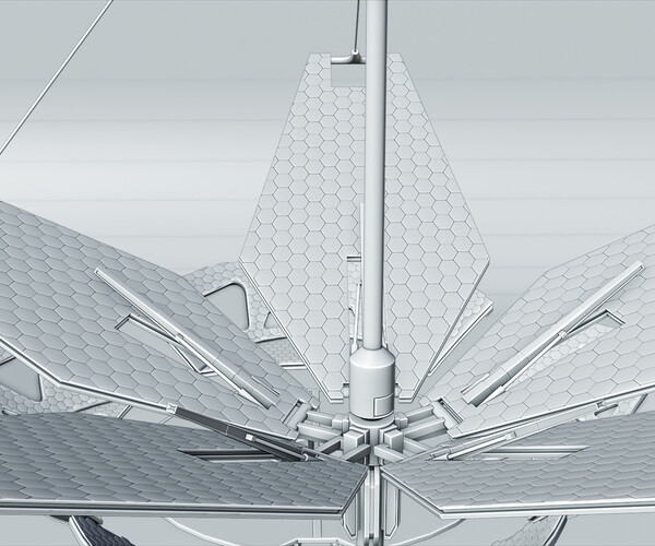 ArtStation - 15+ Sci-Fi Modular solar panels Kit | Resources