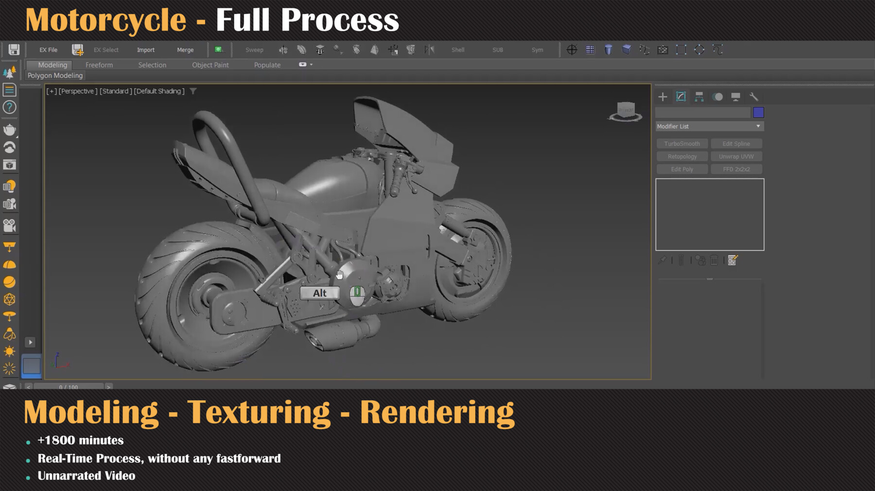 ArtStation - Motorcycle Tutorial Full process | Tutorials
