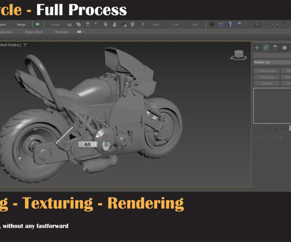 ArtStation - Motorcycle Tutorial Full process | Tutorials