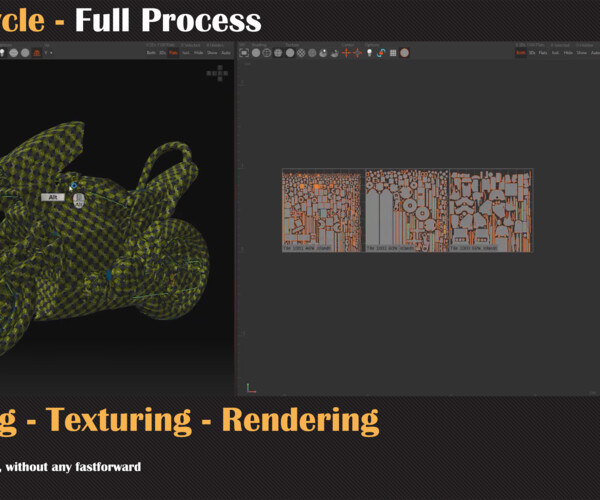 ArtStation - Motorcycle Tutorial Full process | Tutorials