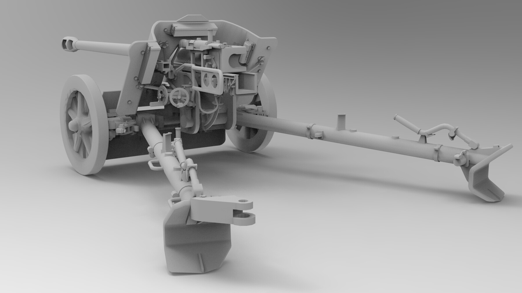 ArtStation - 5-cm PaK 38 | Game Assets