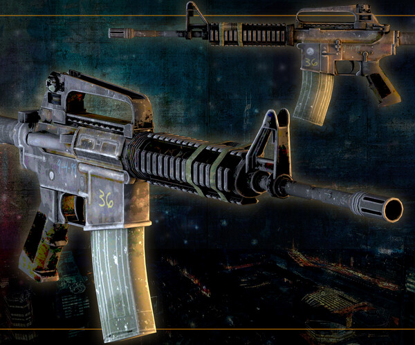 ArtStation - 25 Guns_ 3d models | Resources