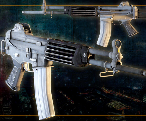 ArtStation - 25 Guns_ 3d models | Resources