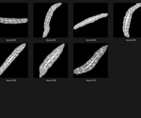 ArtStation - Blood 300 Alpha Patterns 2K Size Full Pack | Brushes