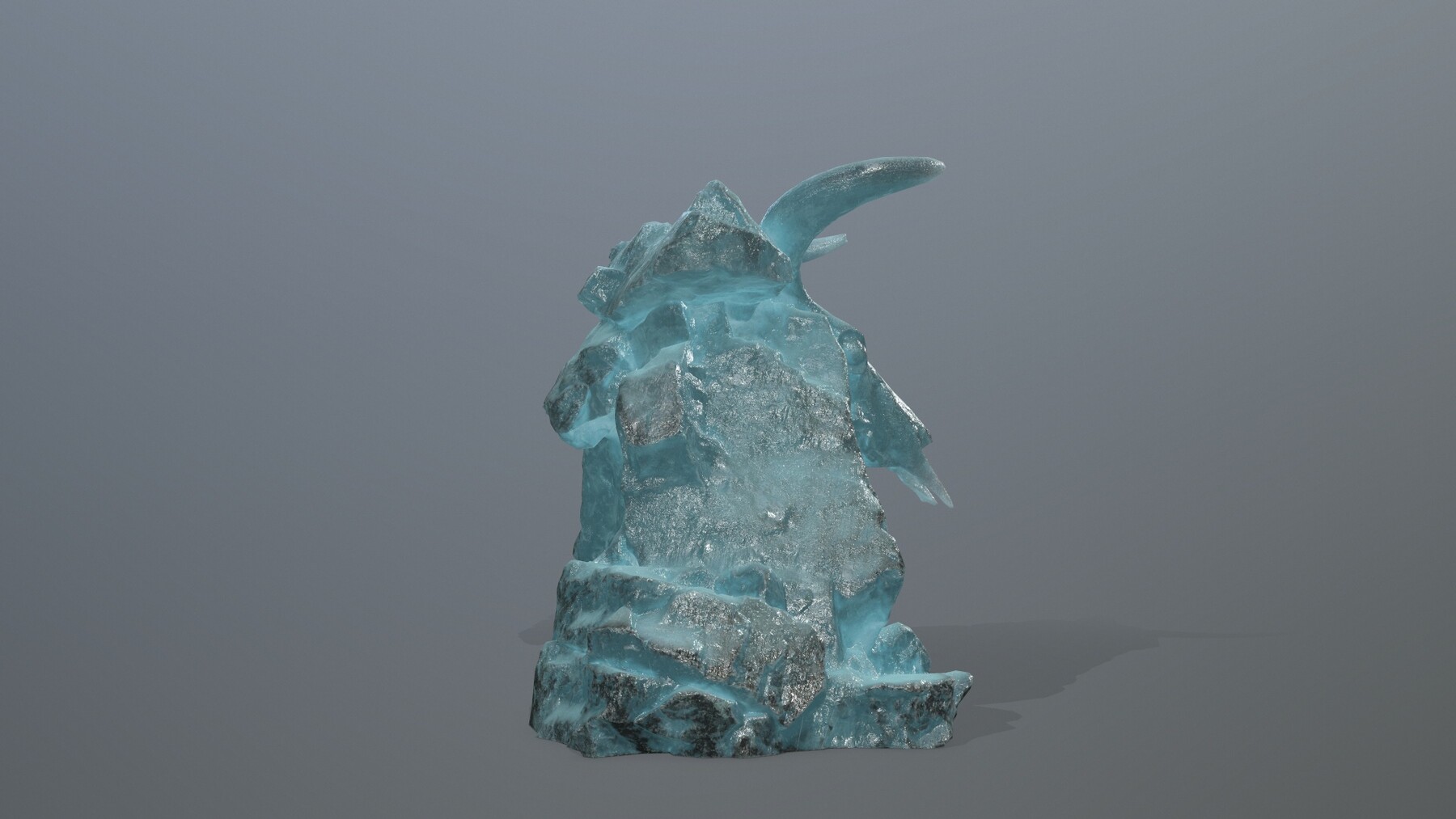 ArtStation - ice skull gate | Game Assets