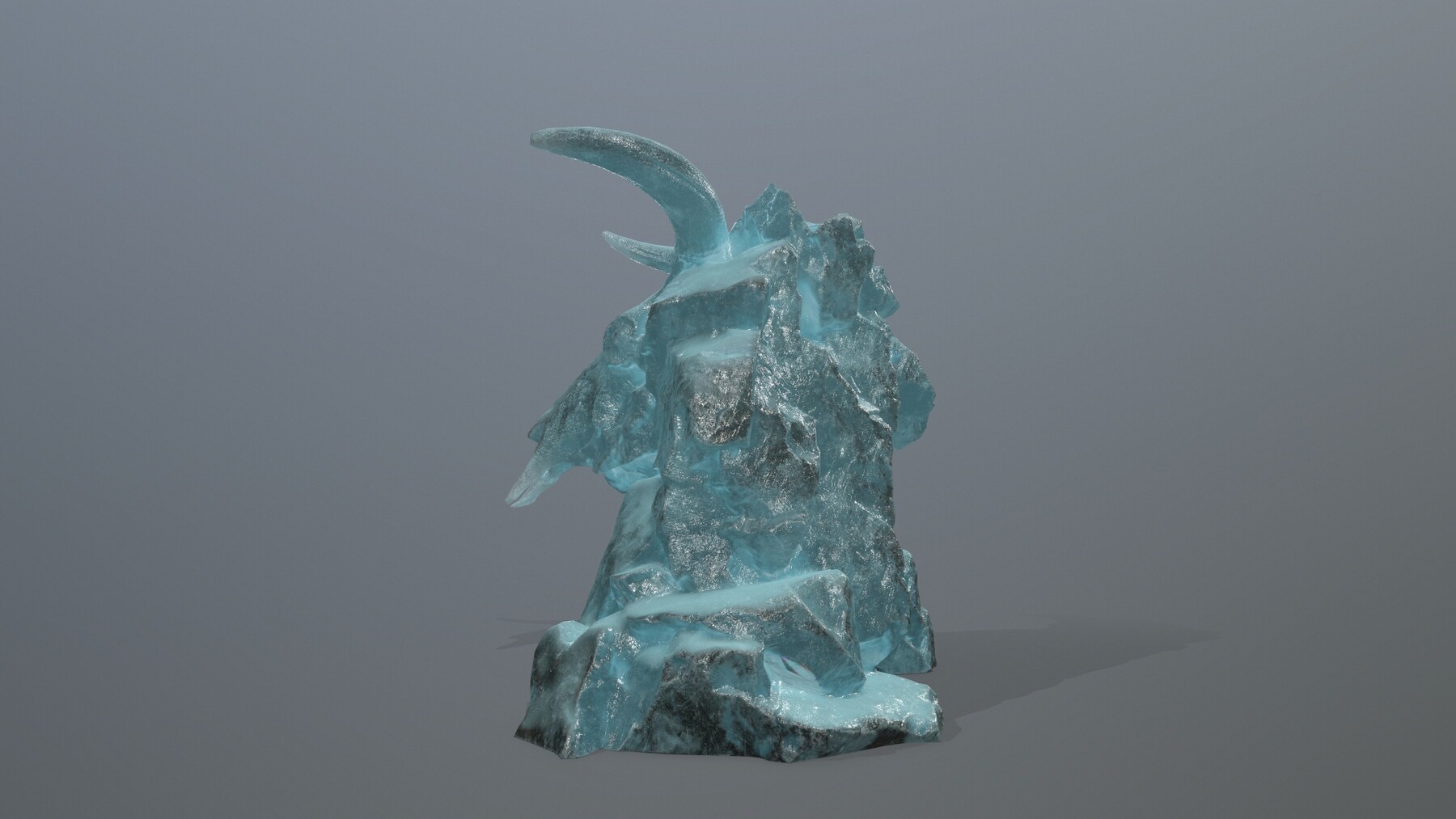 ArtStation - ice skull gate | Game Assets