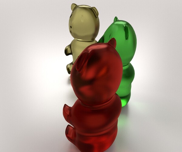 ArtStation - Gummy Bear | Game Assets