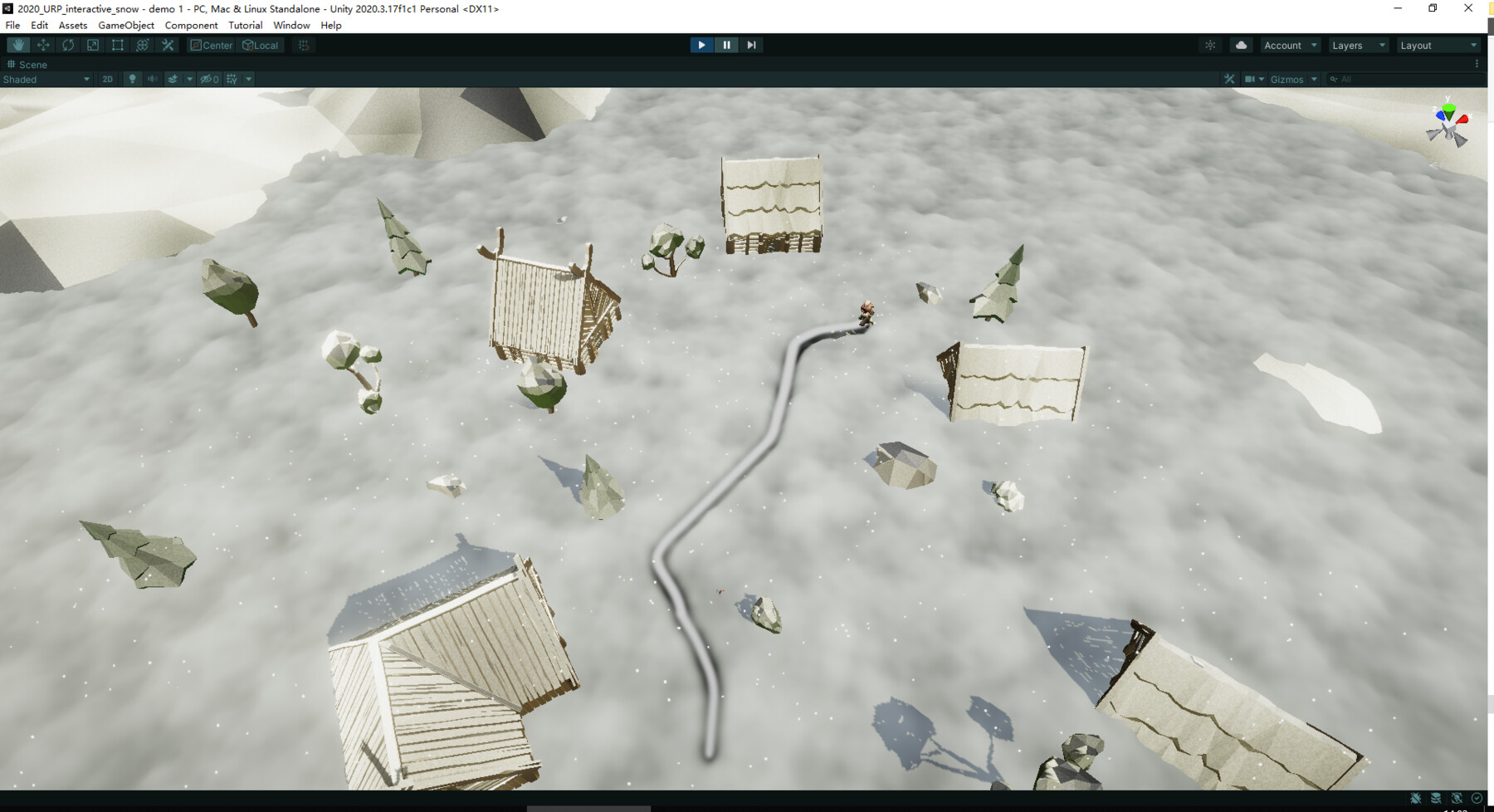 Artstation Unity Vfx Interactive Snow Game Assets