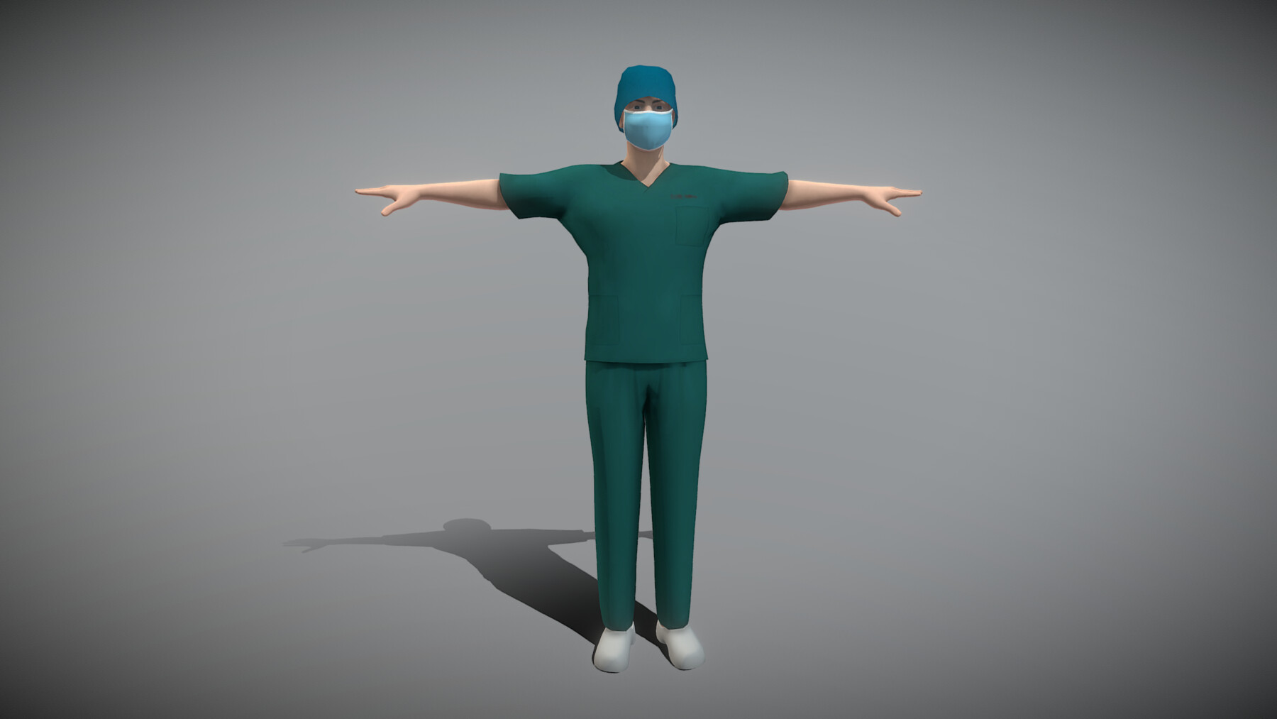 ArtStation - Operating Room Male Doctor | Game Assets
