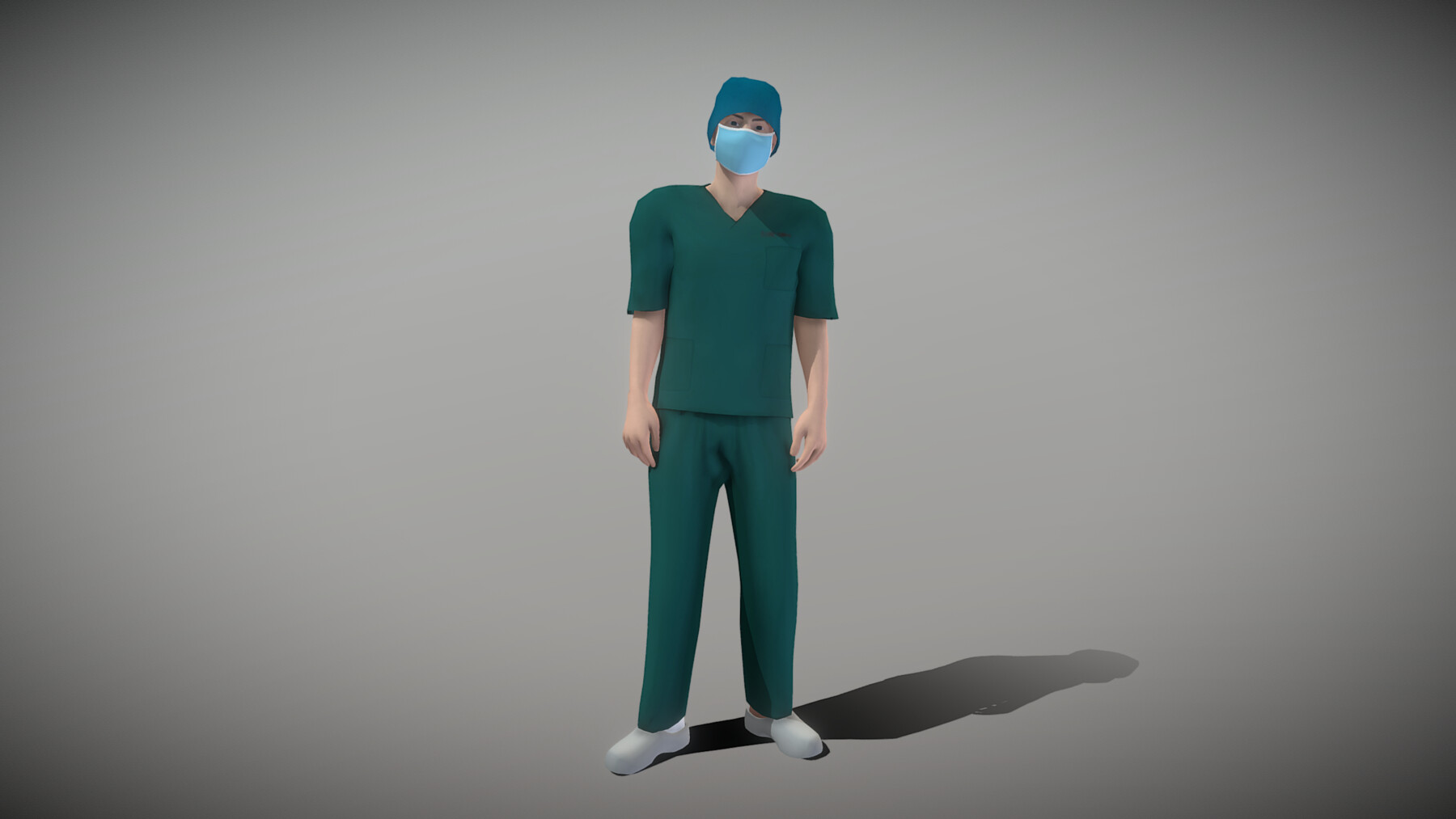 ArtStation - Operating Room Male Doctor | Game Assets